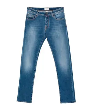 JACOB COHЁN Faded Straight-leg Jeans - No