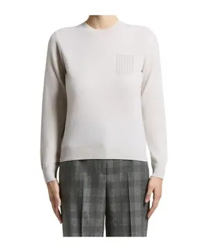Peserico Textured Pocket Crewneck Jumper - No