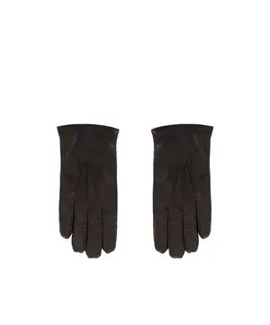 Orciani Stitched-detail Leather Gloves