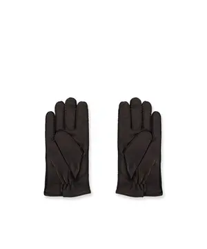 Orciani Stitched-detail Leather Gloves