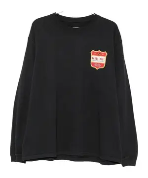 Rhude Logo Printed Crewneck Sweatshirt - Black