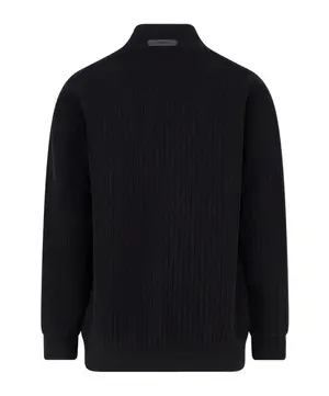HEVO Cimino Patch-pocket Ribbed Coat