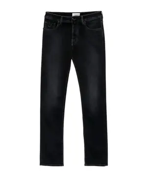 Jacob Cohen Logo-patch Slim-fit Jeans - Black