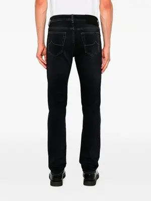 Jacob Cohen Logo-patch Slim-fit Jeans