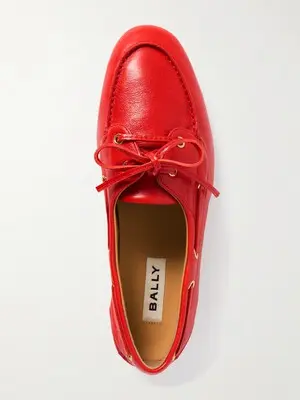 Bally Pathy Leather Boat Shoes