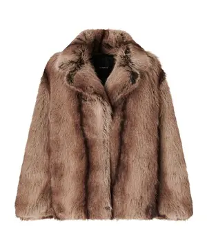 Pinko Fur-look Caban