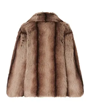 Pinko Fur-look Caban