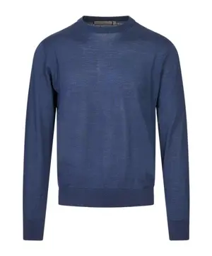 Canali Long-sleeve Knit Top - Blue