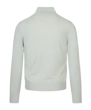 Canali Long-sleeve Polo-collar Sweater