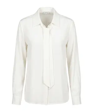 Peserico Peserico Tie-Neck Satin Shirt No