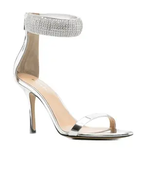 MACHMACH Round-toe High-heeled Sandals