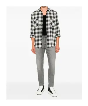 DONDUP Faded Whiskered Jeans