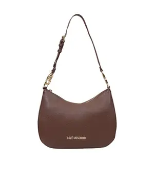Moschino Zippered Shoulder Bag - Brown