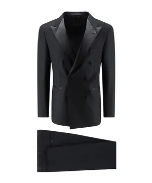 Tagliatore Double-breasted Suit - Black
