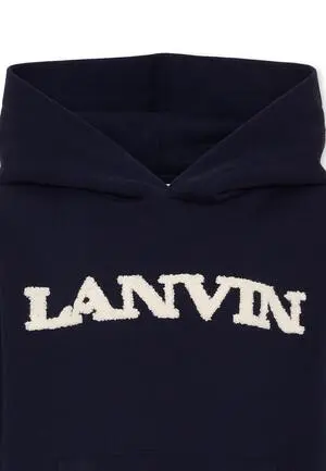 LANVIN Logo-embroidered Hoodie