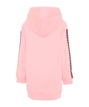 LANVIN Logo-embroidered Hooded Dress