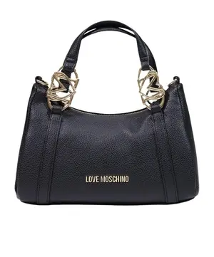 Moschino Dual-handle Shoulder Bag - Black