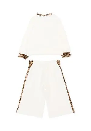 Roberto Cavalli Animal-print Matching Activewear Set
