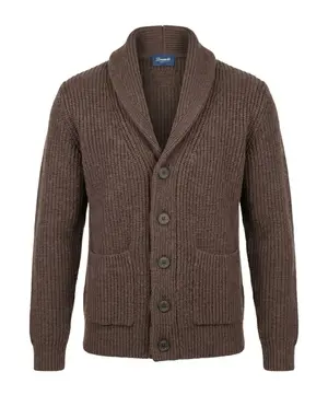 DRUMOHR Long-sleeve Cardigan - Brown