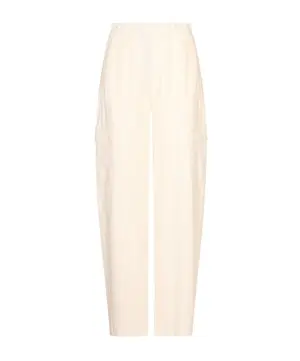 Fabiana Filippi Elastic Waist Casual Pants - White
