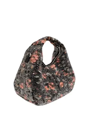 GANNI Beaded Flower Mini Hobo Bag