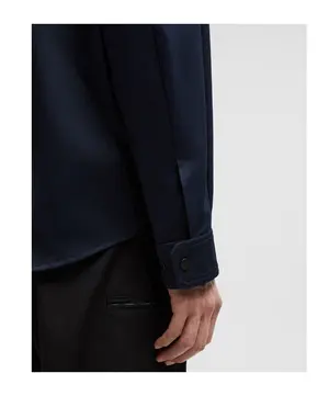 Moncler Collared Long-sleeve Shirt