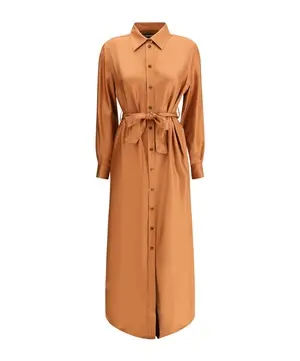 TOM FORD Classic Collar Shirt Dress - Camel-colored