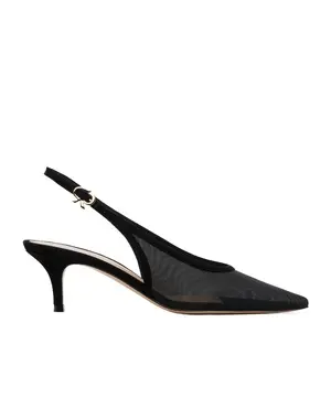 GIANVITO ROSSI Slingback 55 High-heeled Sandals - Black