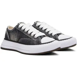 Mihara Yasuhiro Bleach-wash Casual Sneakers