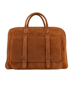Orciani Jones Pocket Strap Duffle Bag - Brown