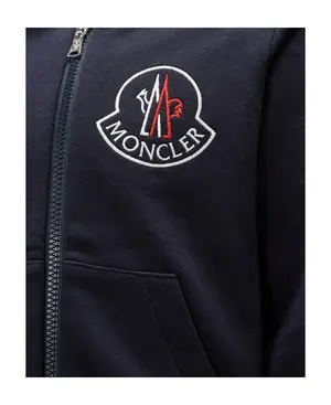 Moncler Logo-patch Zip-up Hoodie