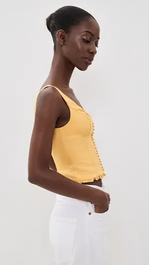 REFORMATION Flicka Linen Top