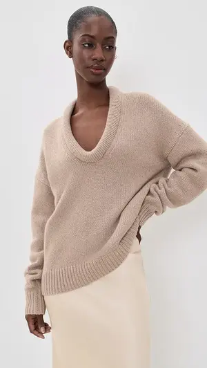 REFORMATION Jonie Cashmere Oversized Pullover