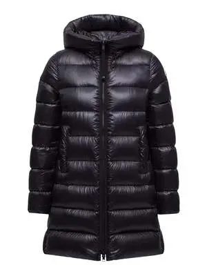 Moncler Suyenne Midi Hooded Down Coat - Black
