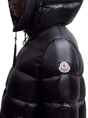 Moncler Suyenne Midi Hooded Down Coat - Black