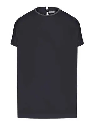 Brunello Cucinelli BRUNELLO CUCINELLI Cotton Elastane T-shirt Multicolor