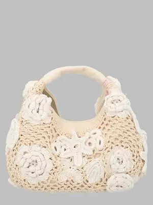 GANNI Crochet Hobo Mini Bag