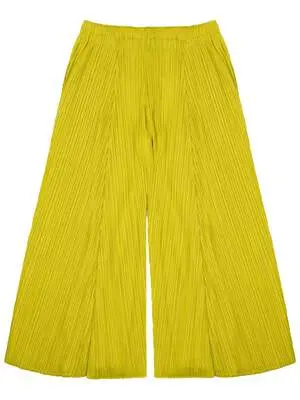 Issey Miyake Pleated Wide-leg Trousers