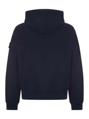 Stone Island Cotton Hoodie - Blue