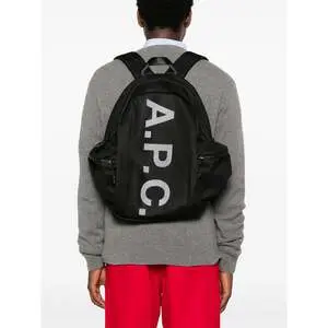 A.p.c. Mesh Backpack With Logo