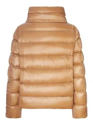Herno Padded Down Jacket With Wrap-around Collar - Brown