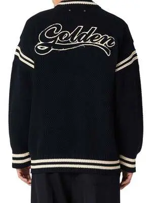 GOLDEN GOOSE Boxy Sweater With Embroidered Logo