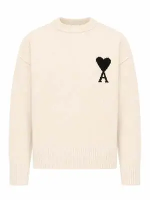 AMI Paris AMI PARIS Ami De Coeur Wool Sweater Multicolor