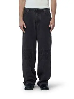 Loewe Baggy Jeans With Anagram Embroidery