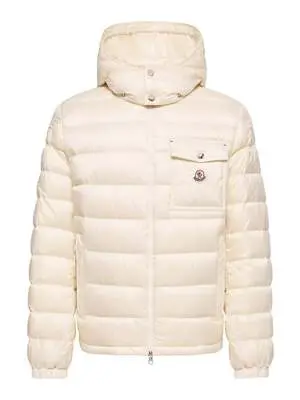 Moncler Verith Short Hooded Puffer Jacket - Cream