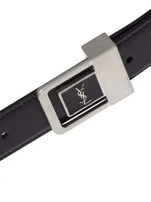 Saint Laurent La 66 Smooth Leather Belt