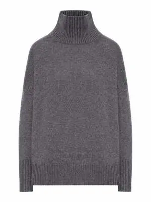 LISA YANG LISA YANG Heidi Cashmere Ribbed Turtleneck Sweater Multicolor