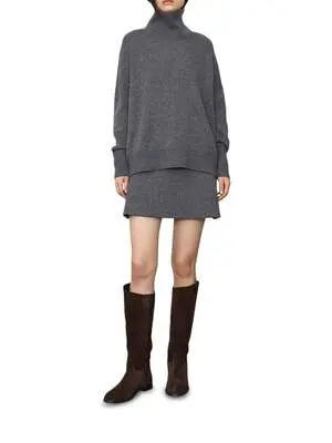 LISA YANG Heidi Cashmere Ribbed Turtleneck Sweater - Multicolor