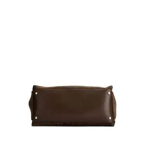 TOD'S Chocolate Suede Tote Bag - Brown