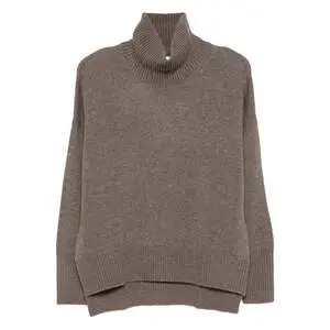 LISA YANG Cashmere Turtleneck Sweater - Brown